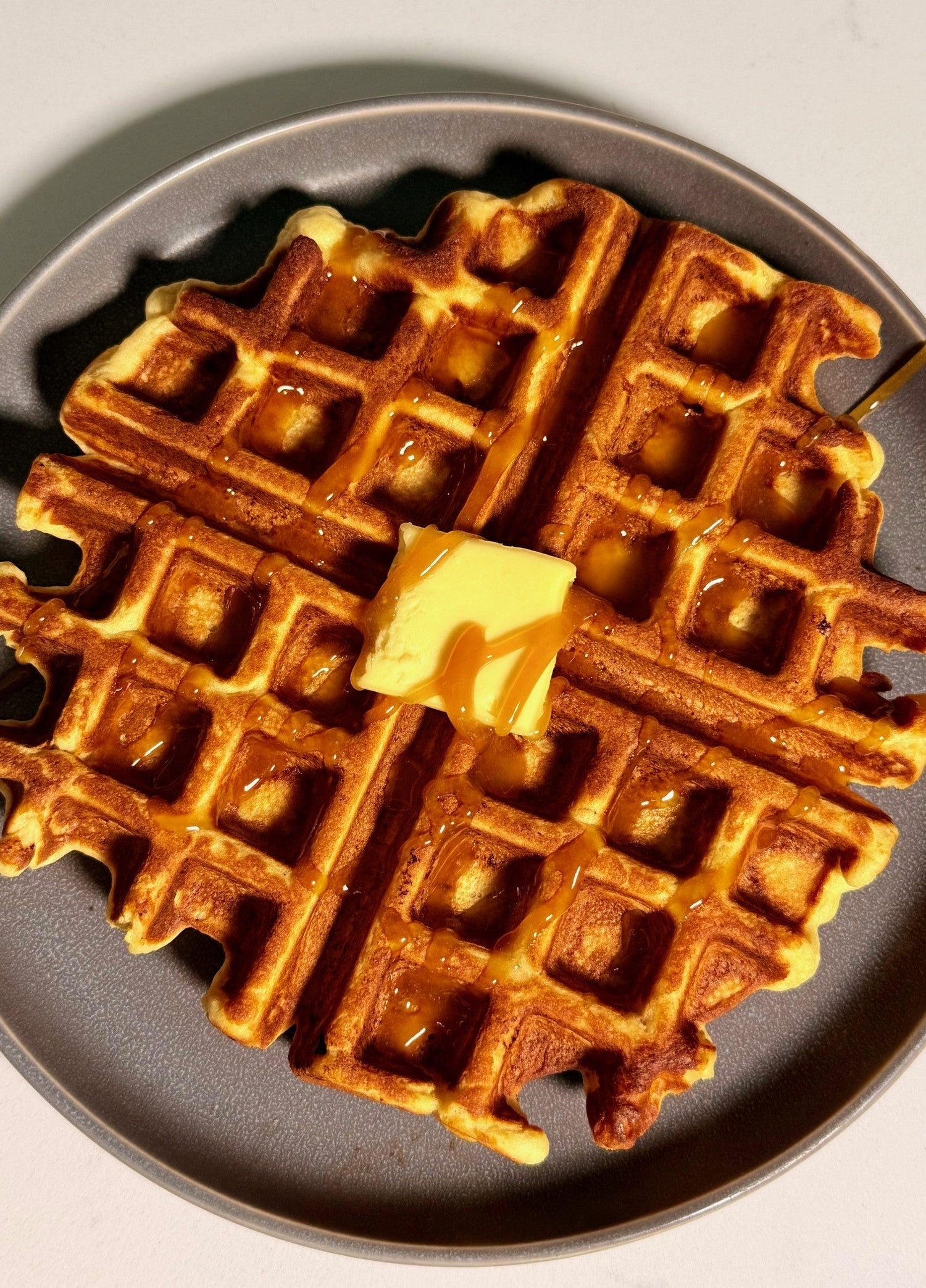 3-Ingredient Low Carb Waffles (High Protein, Gluten-Free & Flourless ...